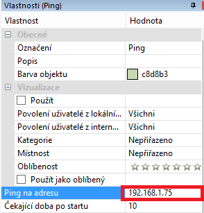 Funkční blok Ping a jeho možnosti | Loxone