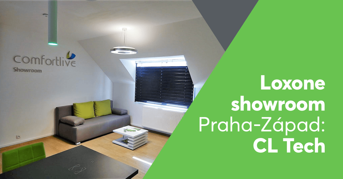 Nový smart home showroom CL Tech, Praha-Západ - CSCZ Loxone