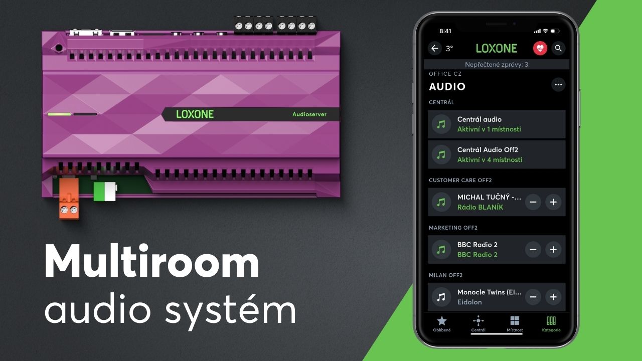 Pro audio experty: Inteligentní multiroom audio | Loxone blog