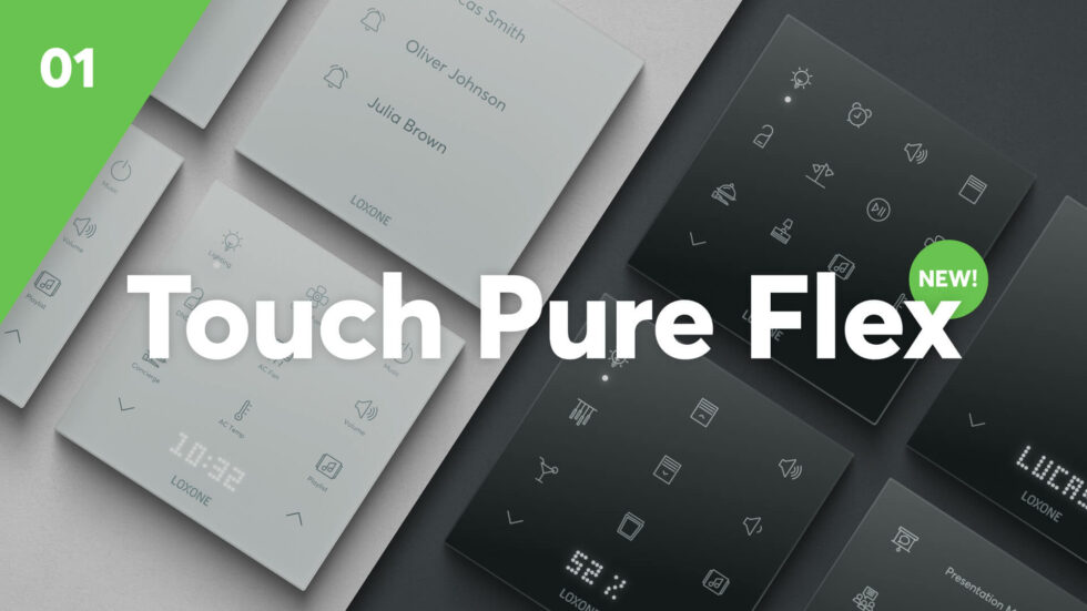 Touch Pure Flex, Miniserver Compact a nová verze softwaru - Loxone blog