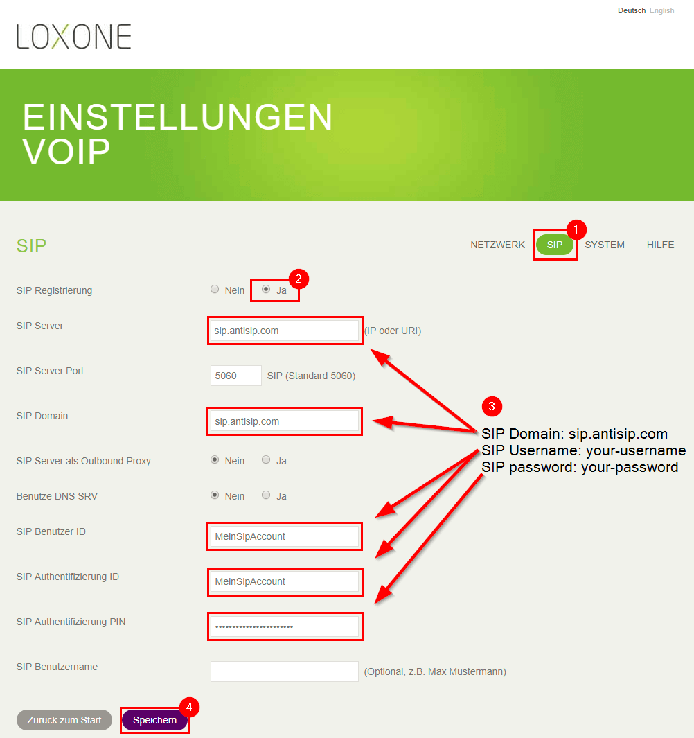 Documentation - Intercom Gen. 1 | Loxone