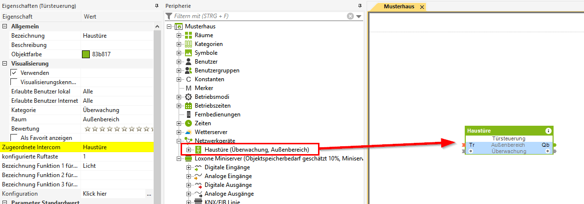 Intercom Gen. 1 | Loxone Dokumentation