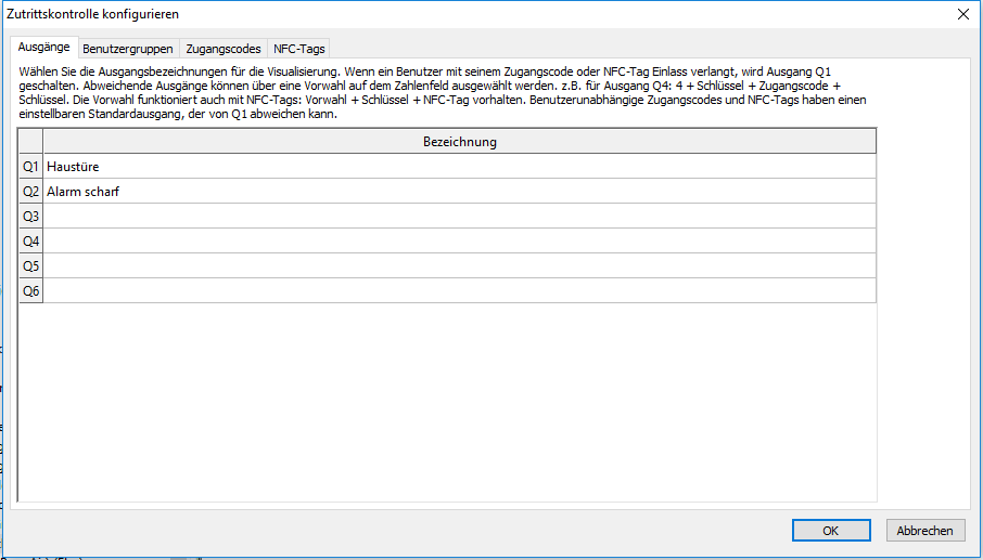 Documentation - Berechtigung NFC Code Touch | Loxone