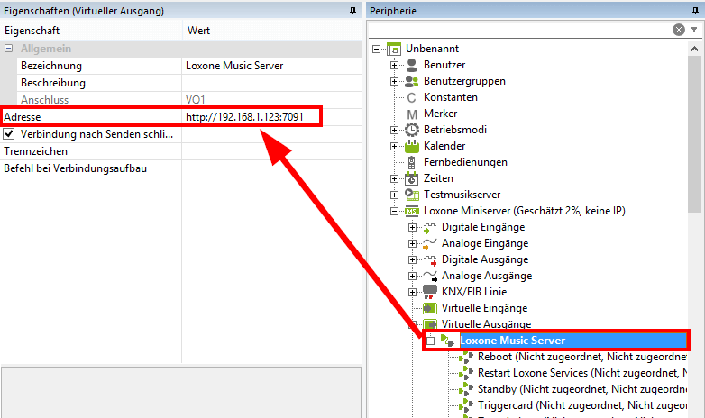 Loxone Music Server - Loxone Dokumentation
