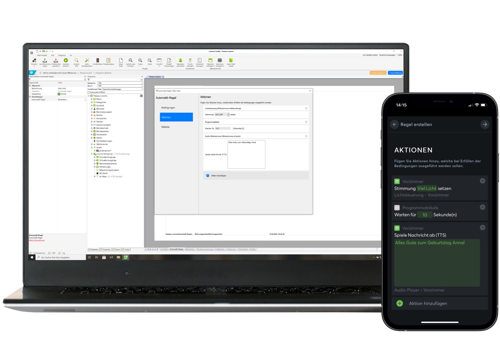 Die beste Smart Home Software - auch fürs Gewerbe: Loxone Config
