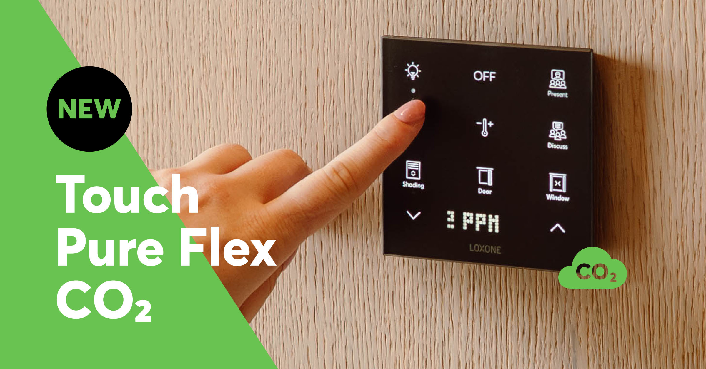 Blog - Neu: Touch Pure Flex CO2 | Loxone