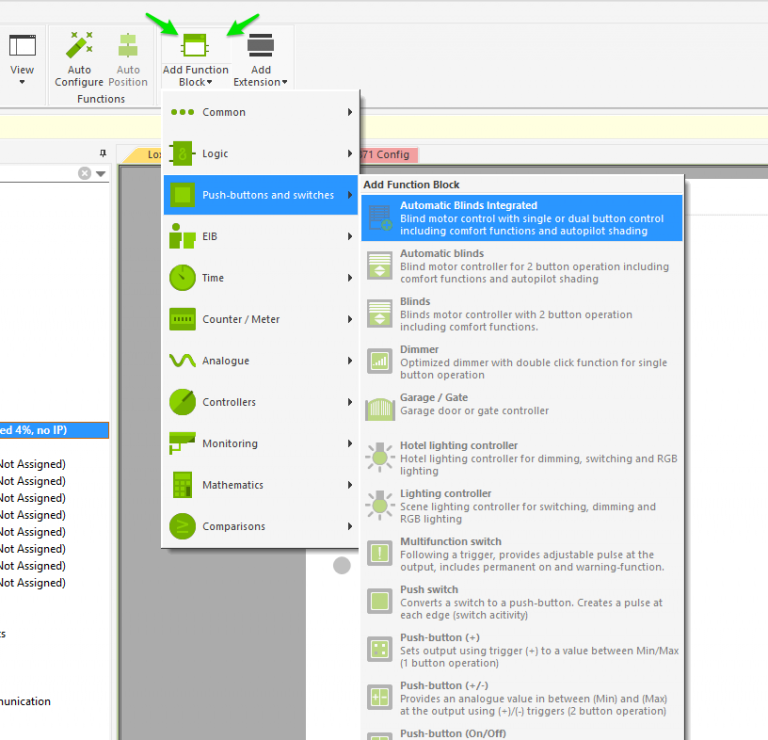 Documentation - Starting a Configuration | Loxone