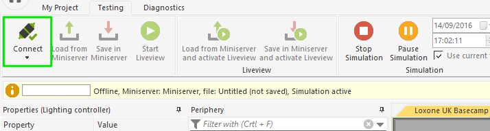 Documentation - Starting a Configuration | Loxone