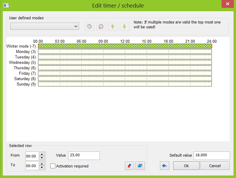 Documentation - Loxone Config - Operating modes