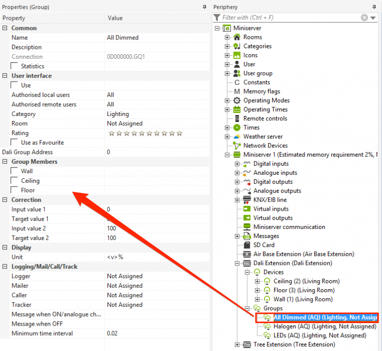 Documentation - Setting up DALI Devices | Loxone