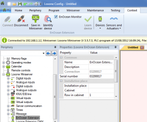 Documentation - EnOcean devices | Loxone