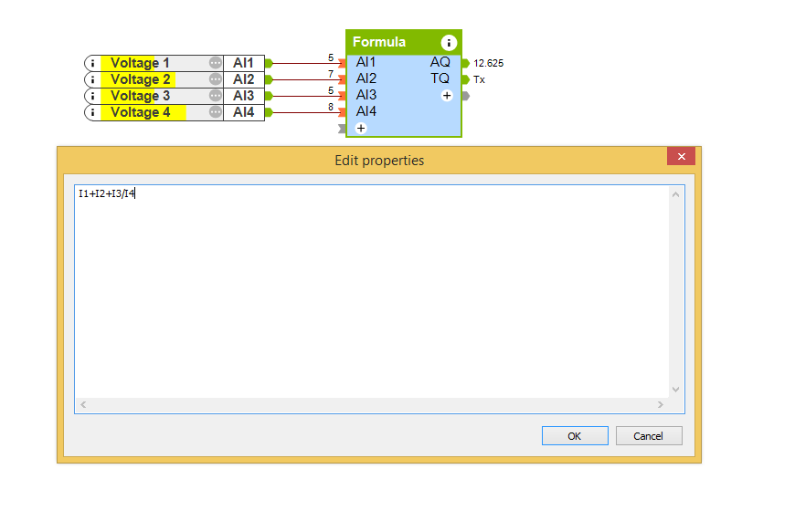 Documentation - Formula | Loxone