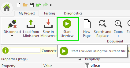 Documentation - Starting a Configuration | Loxone