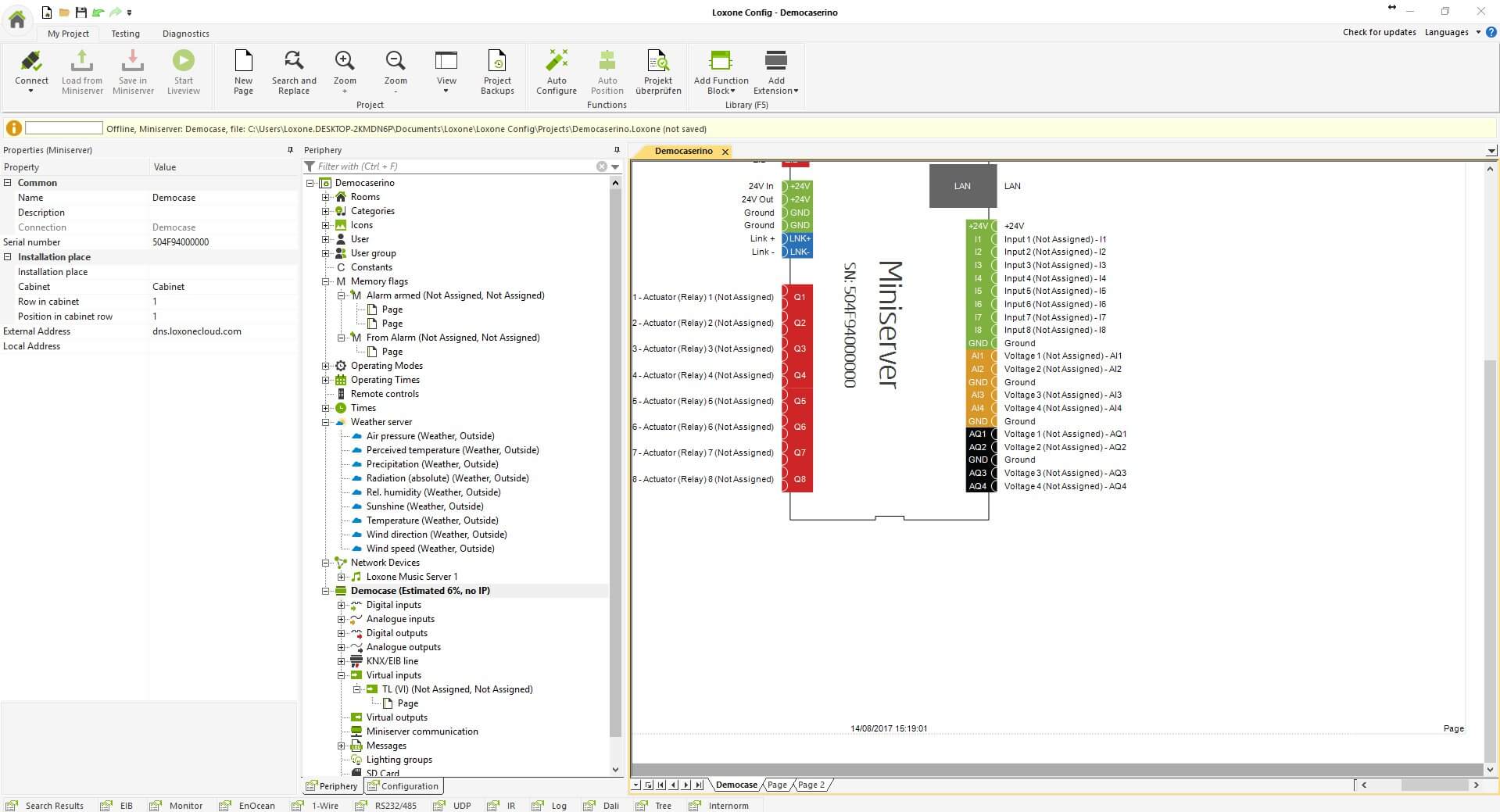 Documentation - Weather Service | Loxone
