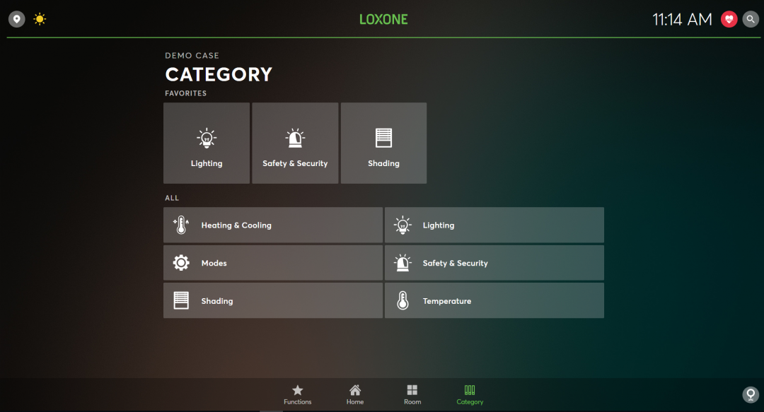 Documentation - Demo Case Getting Started | Loxone