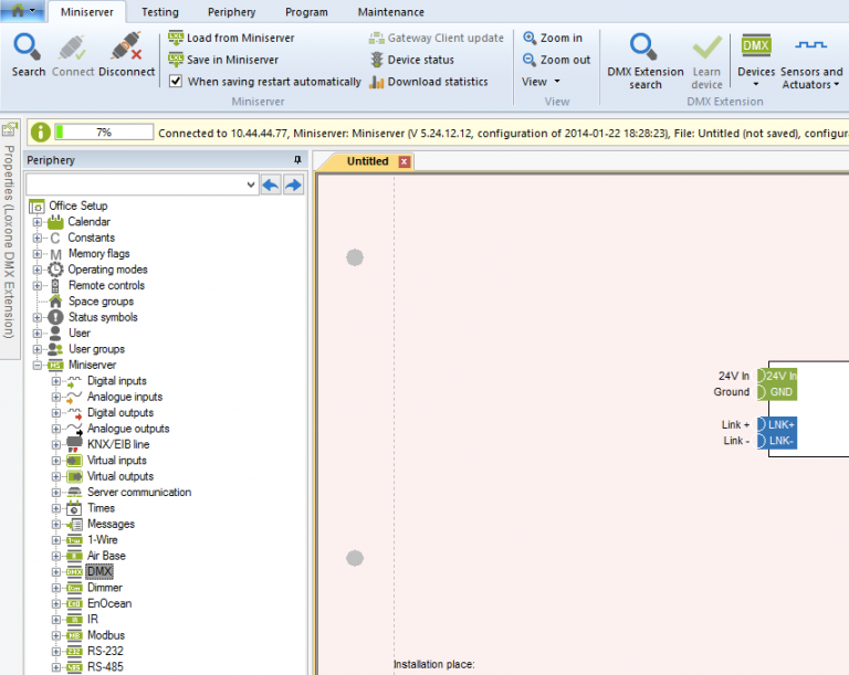 Documentation - RGBW 24V Dimmer DMX | Loxone