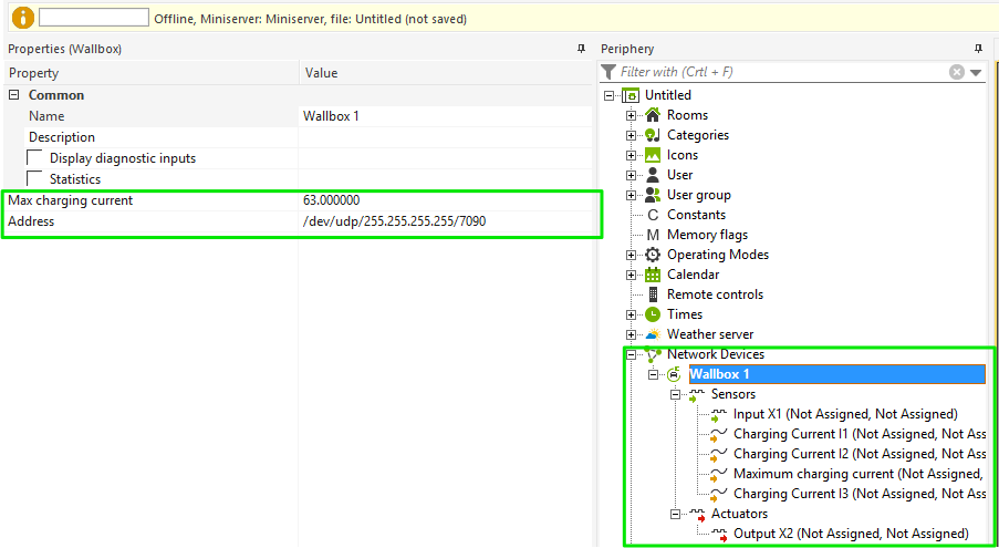 Documentation - Keba Wallbox | Loxone