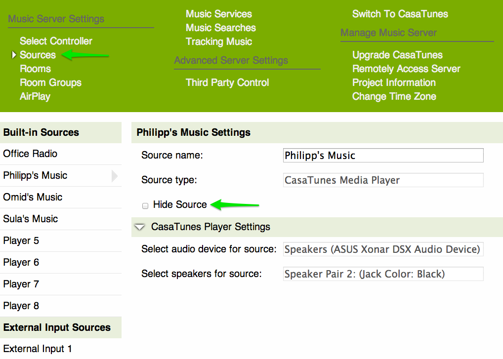 Documentation - Casatunes Music Server | Loxone