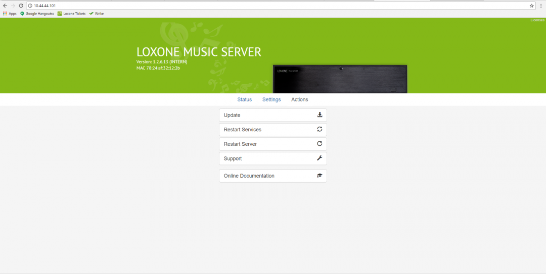Documentation - Loxone Music Server | Loxone