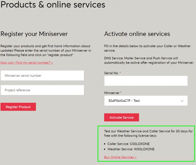 Documentation - Demo Case Getting Started | Loxone