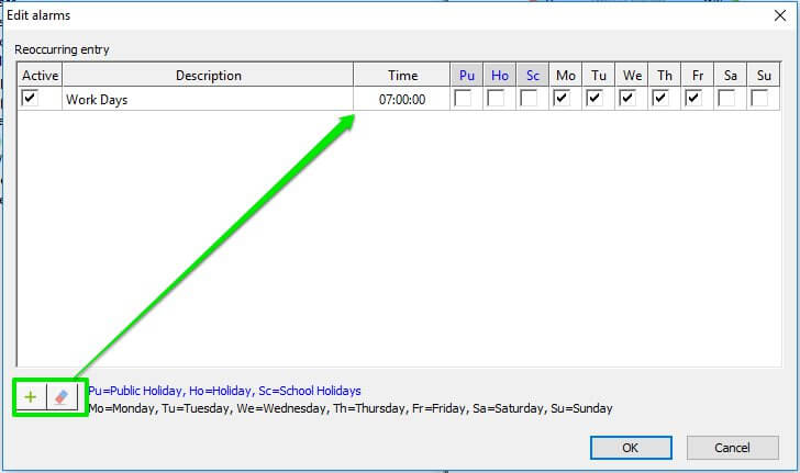 Documentation - Alarm clock function block | Loxone