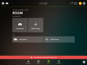 Documentation - Loxone Democase - Getting started