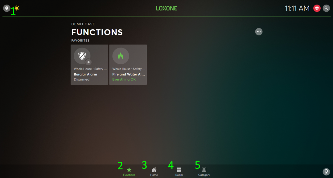 Documentation - Demo Case Getting Started | Loxone