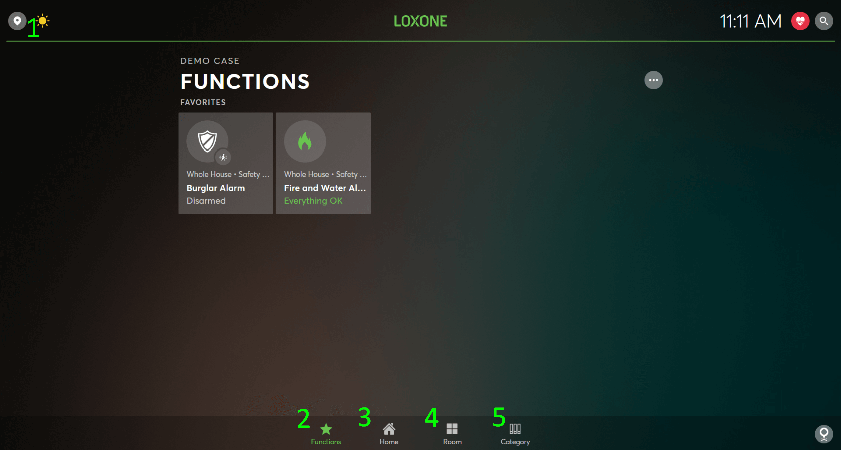Documentation - Demo Case Getting Started | Loxone