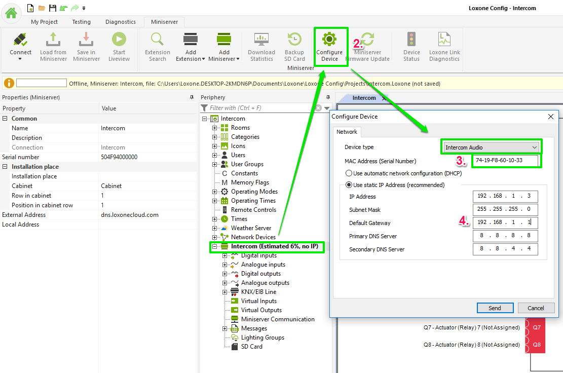 Documentation - Loxone Intercom & Intercom XL | Loxone