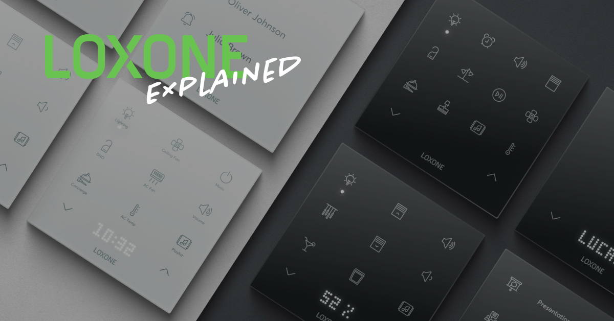 Blog - How to customise the Touch Pure Flex | Loxone