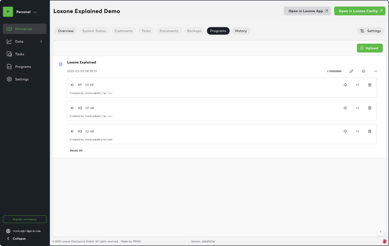 Blog - New: Loxone Config & App 15.5 | Loxone