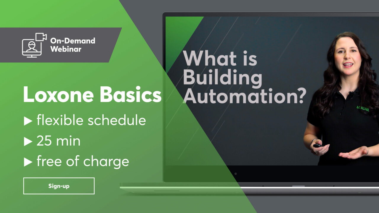 On-Demand Webinar on Building Automation | Loxone