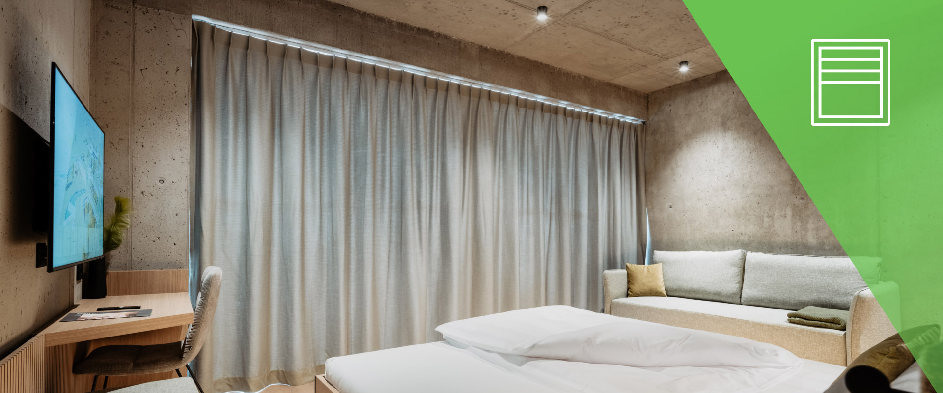 Intelligent Shading in Hotels with Luxury and Efficiency