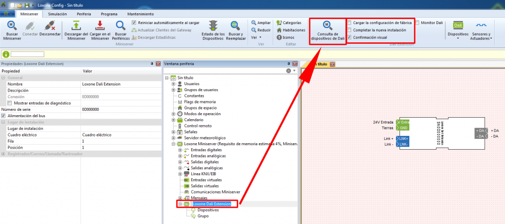 DALI Extension - Loxone