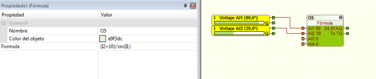 Fórmula - ESES Loxone