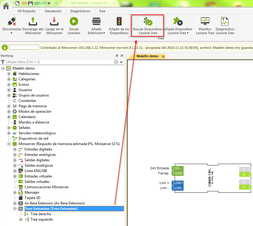 Nano DI Tree - Loxone