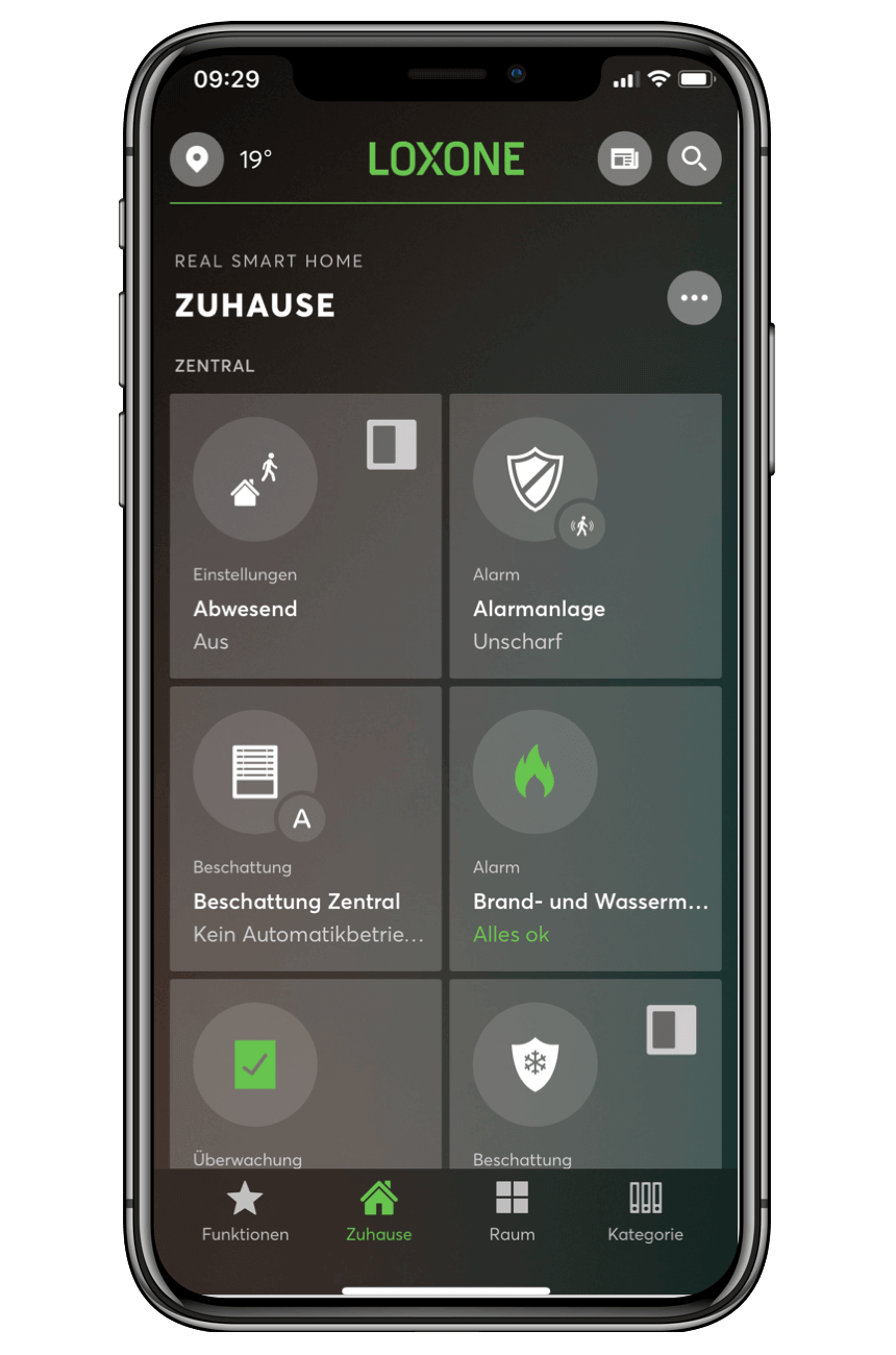 Loxone App - ESES Loxone Smart Home