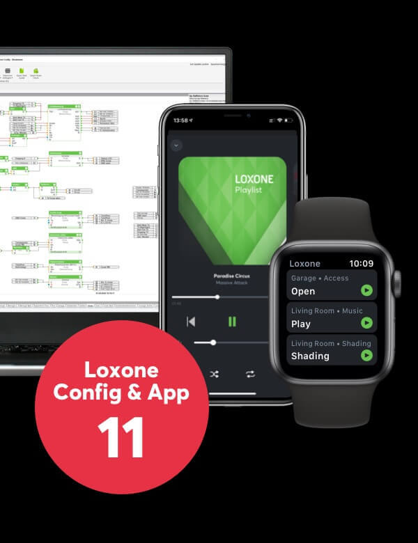 Software Loxone Config y Apps. Smart Homes y Smart Buildings.