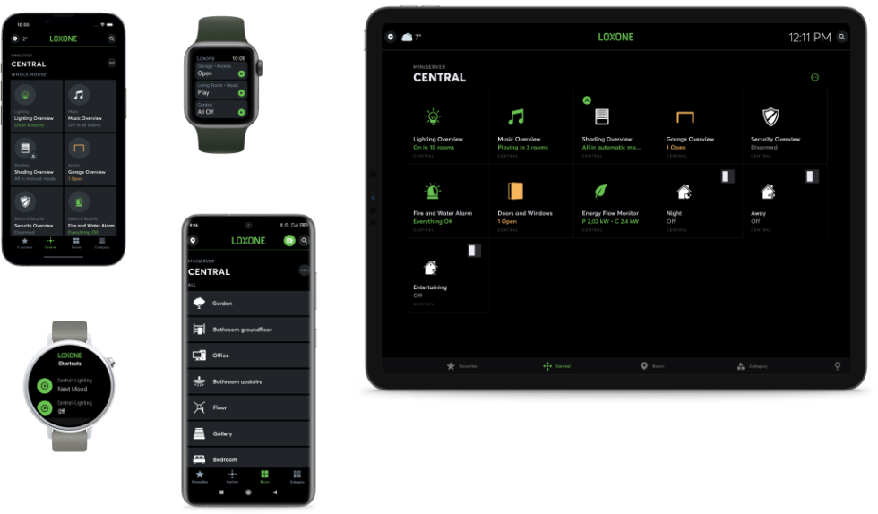 Software Loxone Config y Apps. Smart Homes y Smart Buildings.