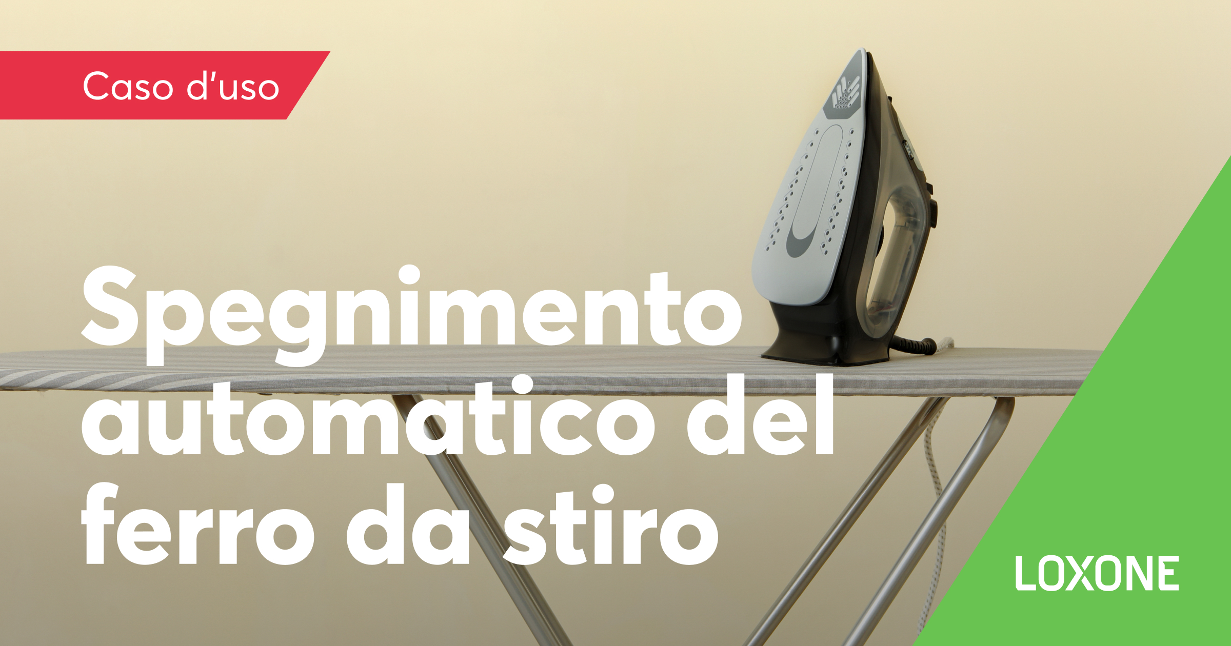 Spegnimento automatico del ferro da stiro - ITIT Loxone