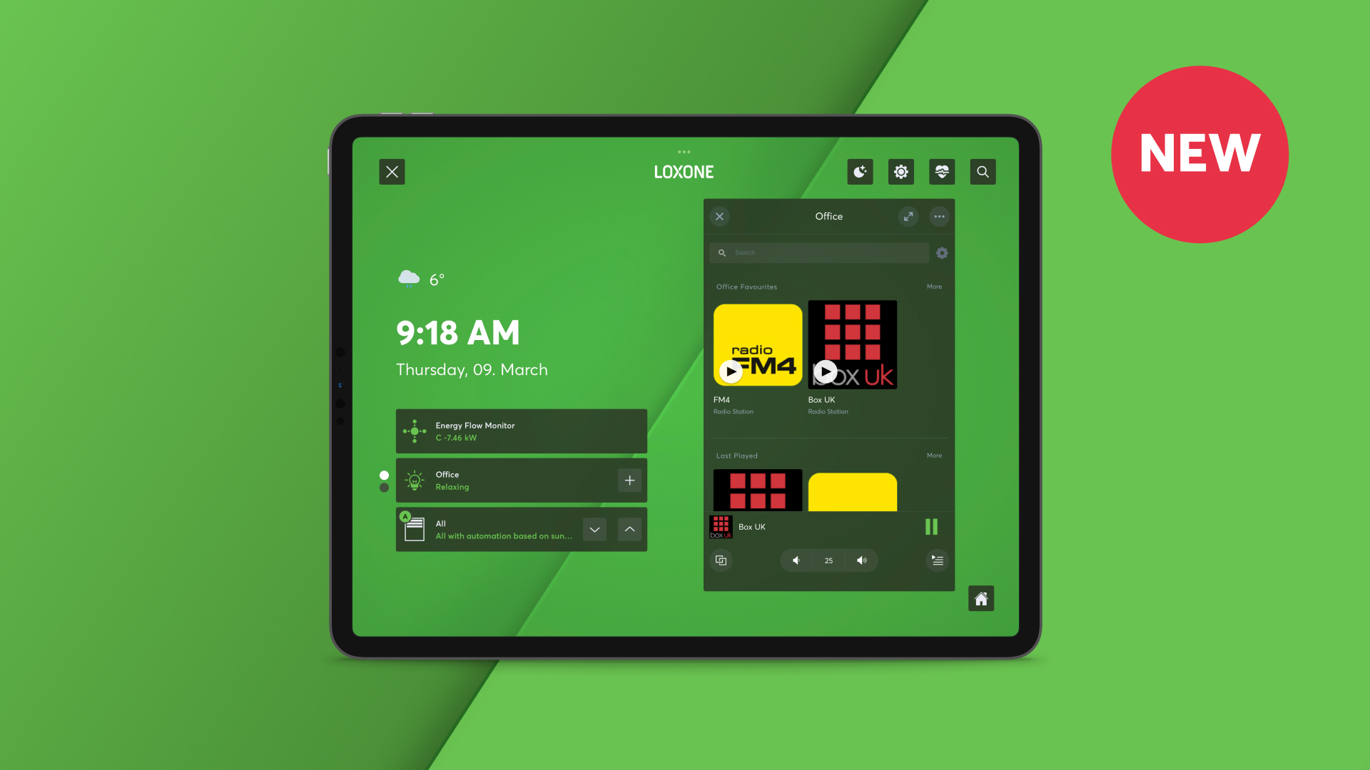 Novità: modalità Ambient nell'App LOXONE - Loxone Blog