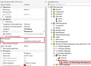 EIB/KNX Sensor Voorbeeld - NLNL Loxone