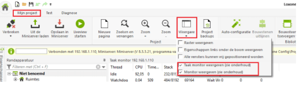 Loxone Monitor - NLNL Loxone