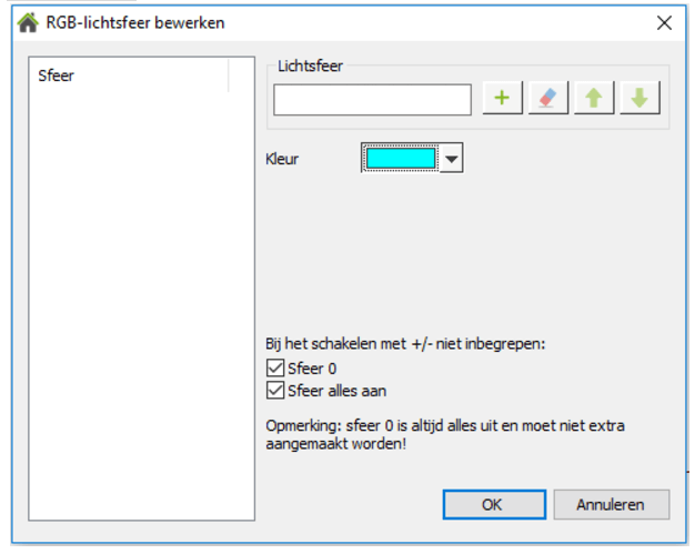 Documentatie - RGB Lichtsfeer | Loxone