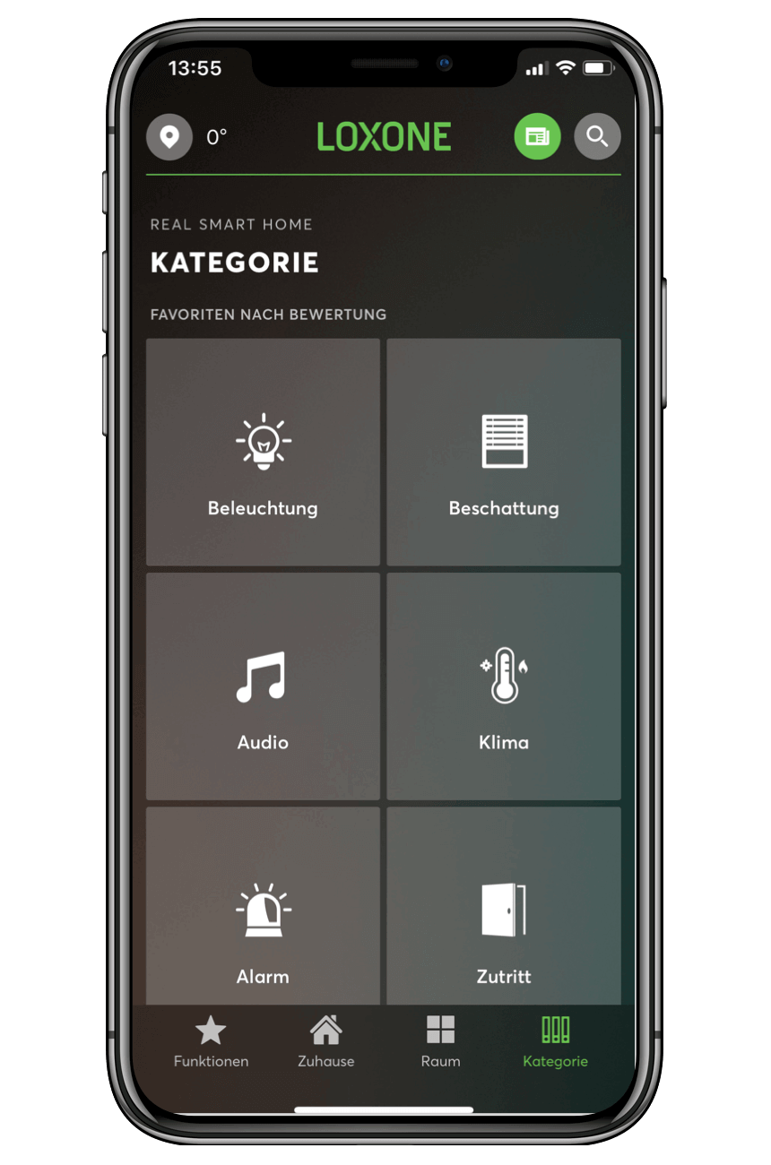 Smart Home Apps - Loxone