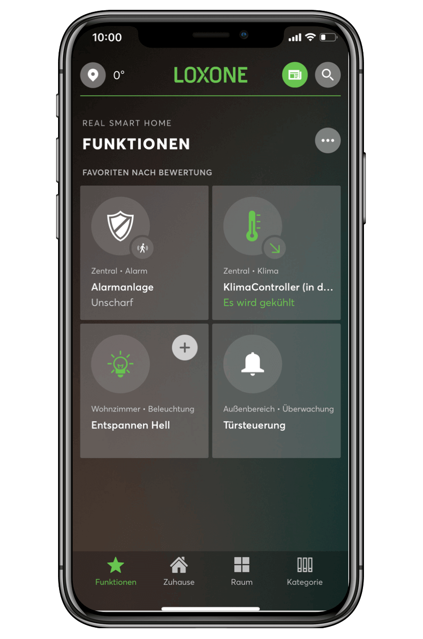 Smart Home Apps - Loxone
