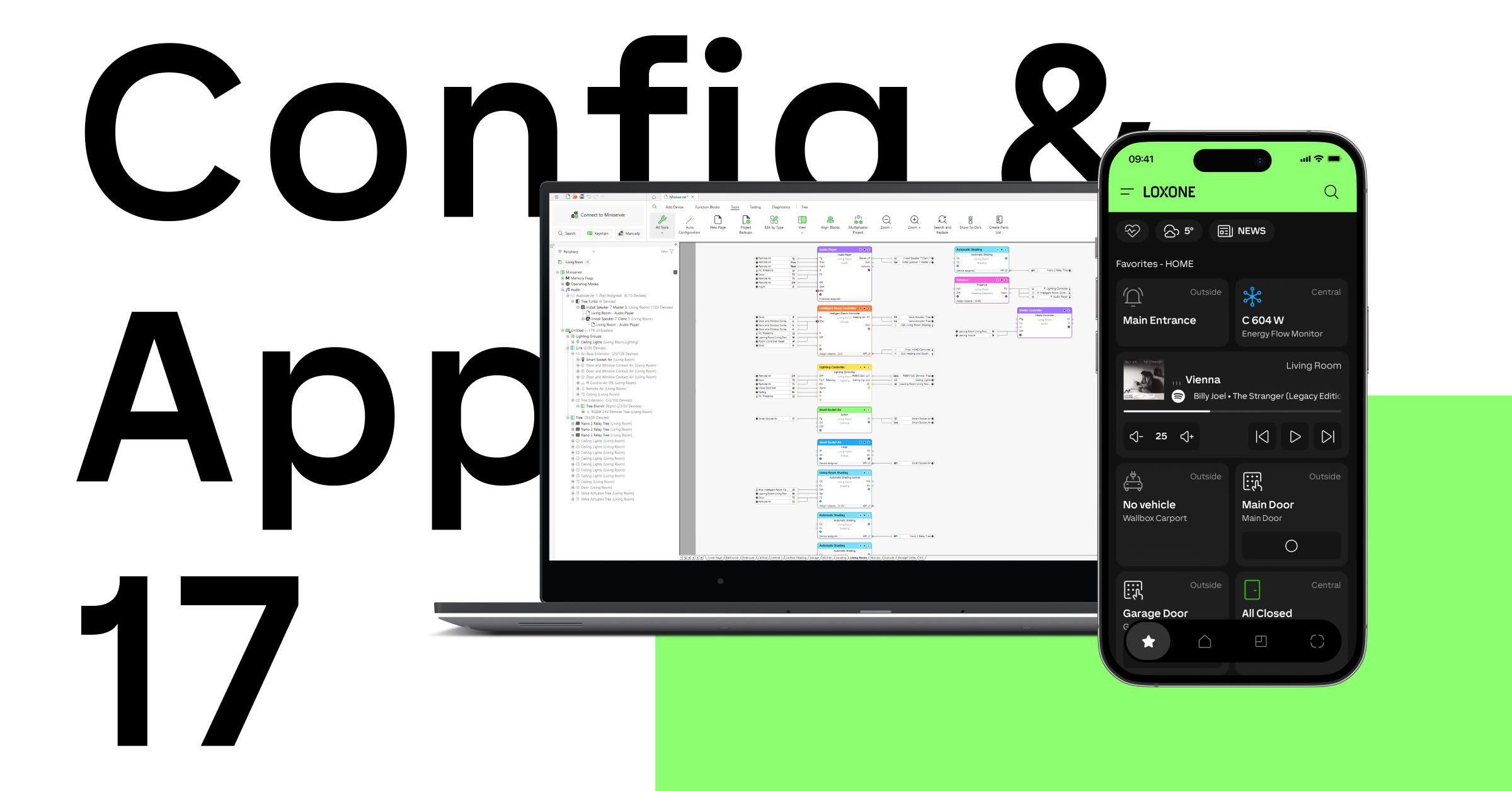 Config & App 17: fris design & nieuwe functies | Loxone